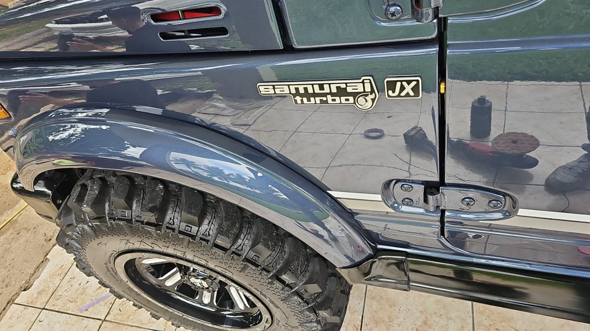 Samurai Turbo JX Fender Emblems – Breton Performance Engineering
