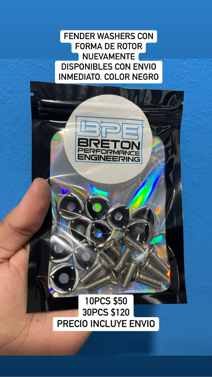10pcs Rotary Fender Washers Aluminum Anodized RX7 Mazda Wankel RX3 RX8 ...