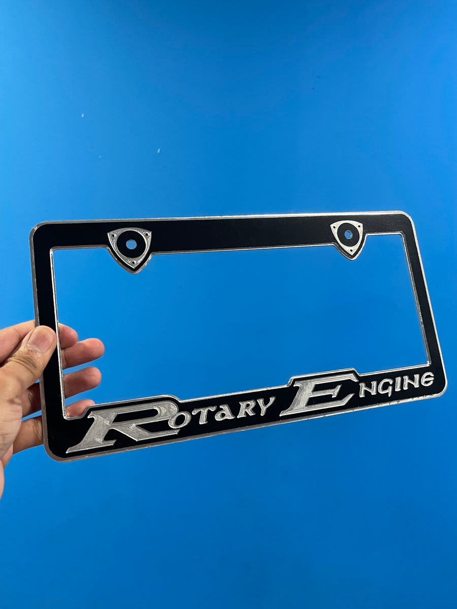 Rotary License Plate Frame Custom – Breton Performance Engineering